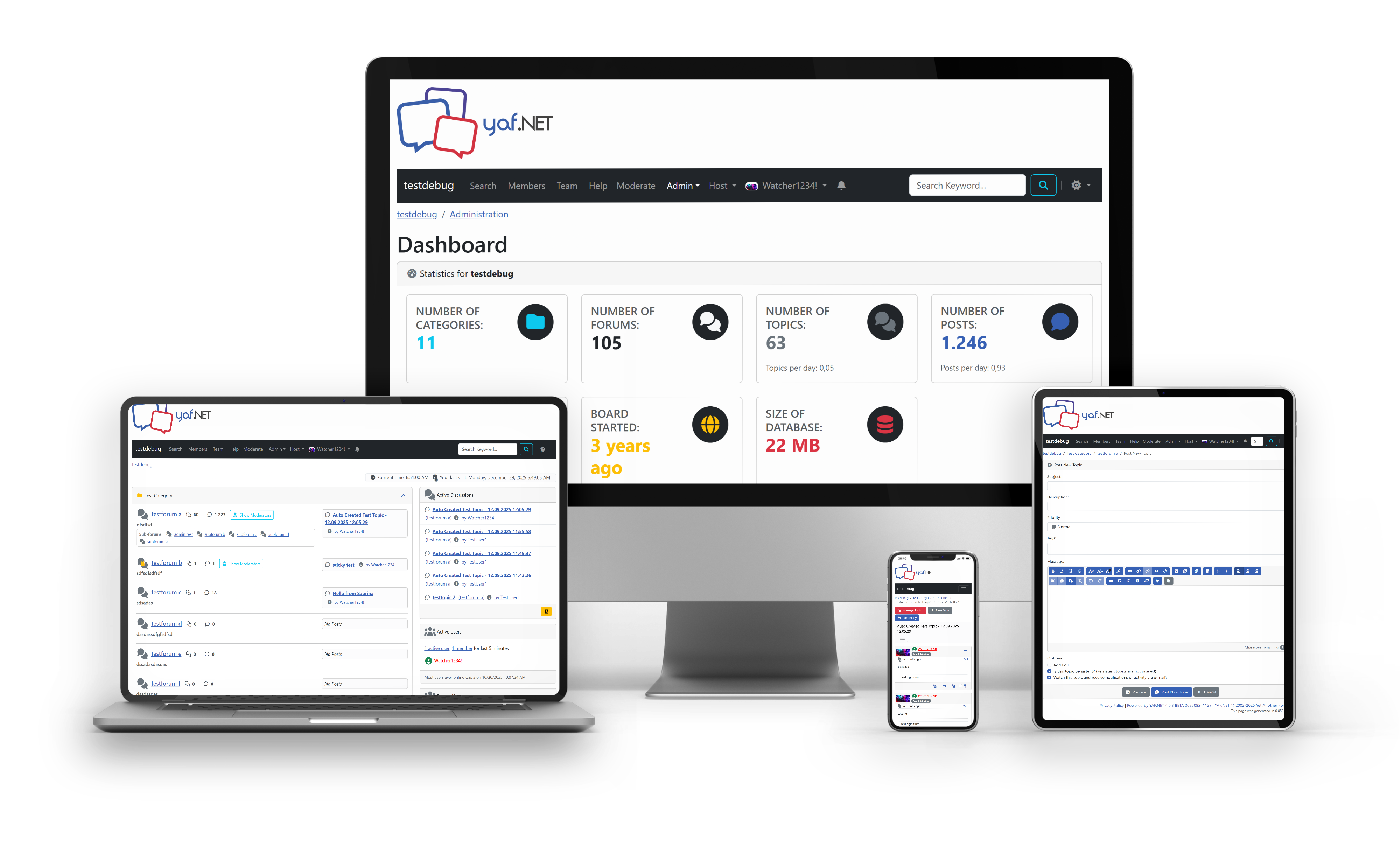 Free Open Source C# ASP.NET Forum Software - YetAnotherForum.NET